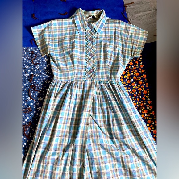 Dresses | Original 194s Plaid Day Dress | Poshmark